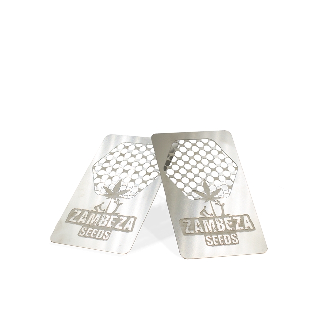 Zambeza Seeds Cannabis Card Grinder - A grinder that fits your wallet